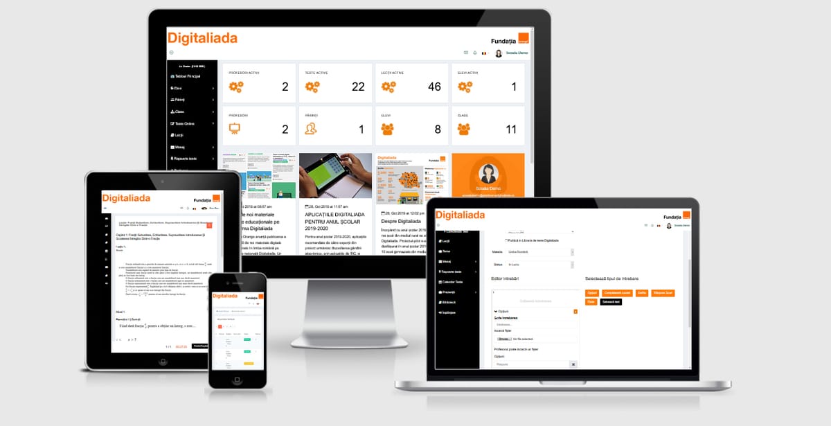 Noutate - învățare și testare online pe platforma Digitaliada